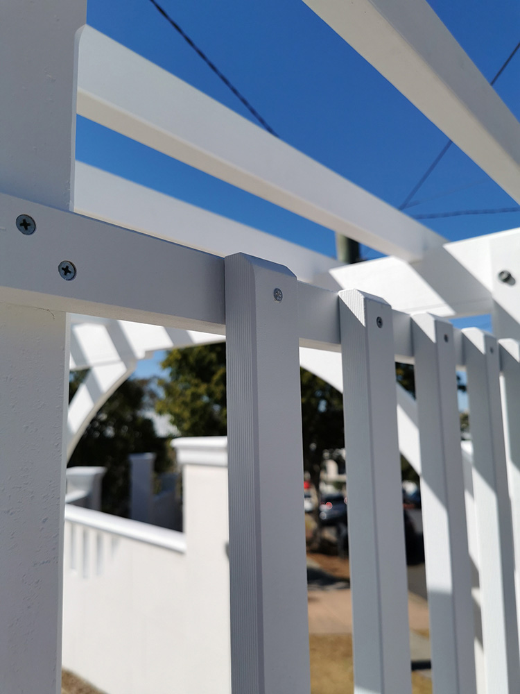 White Entrance Arbour | Arbour Pergola | White Arbour Pergola | Arbour ...