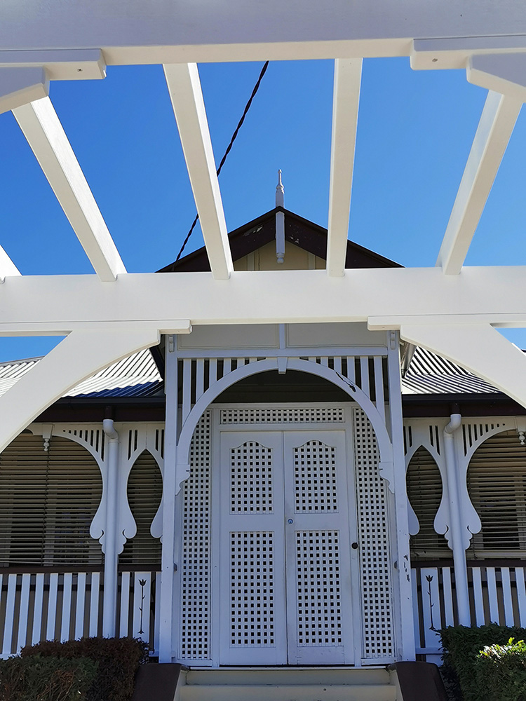 White Entrance Arbour | Arbour Pergola | White Arbour Pergola | Arbour ...