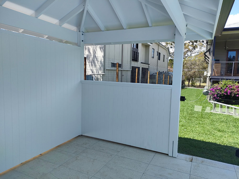 White Hamptons Style Pool Cabana Gazebo | Newmarket | Brisbane
