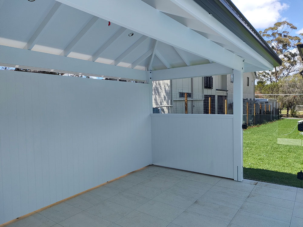 White Hamptons Style Pool Cabana Gazebo | Newmarket | Brisbane