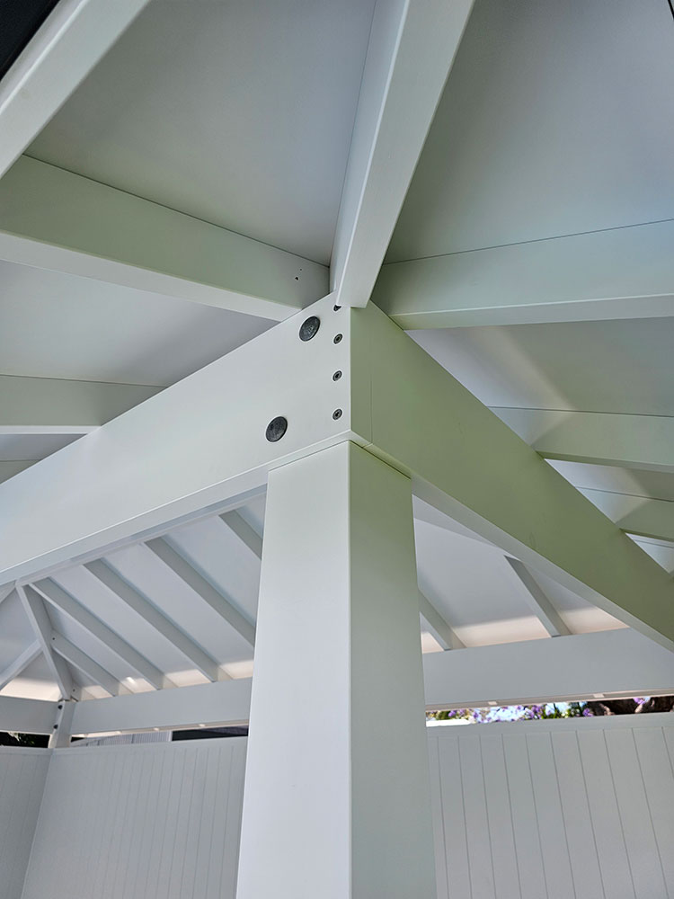 White Hamptons Style Pool Cabana Gazebo | Newmarket | Brisbane