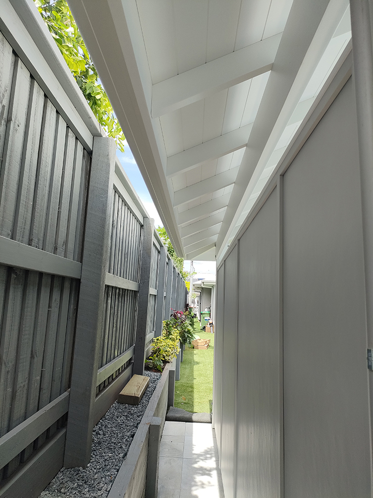 White and Grey Hamptons Style Pool Cabana Gazebo | Victoria Point ...